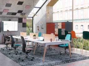 Mesas bench y pull de mesas configuradas para las necesidades ...