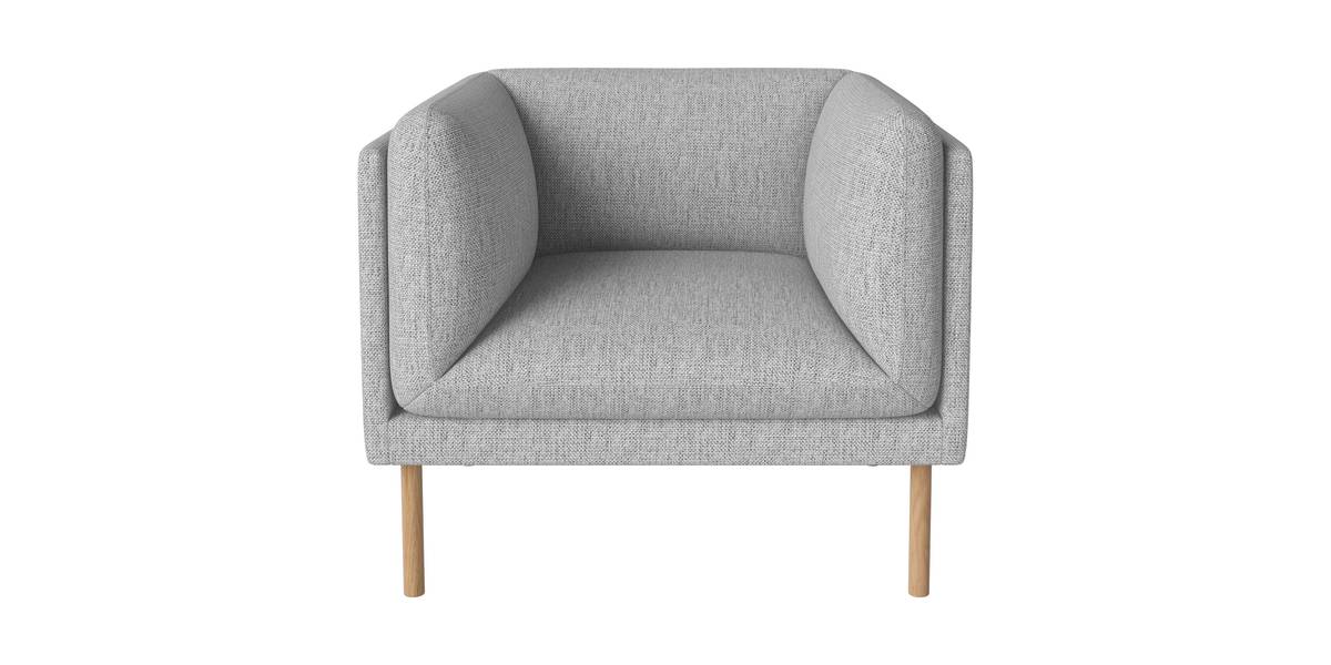 Paste Elegant Armchair & Footstool by Bolia - Steelcase