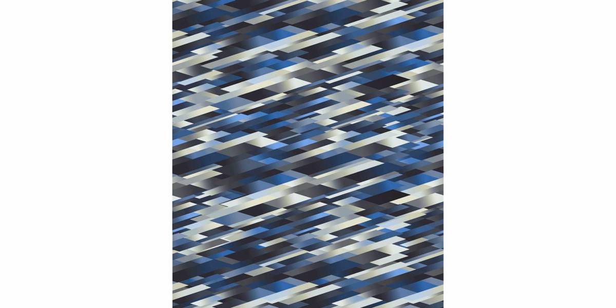 Diagonal Blue Rug by Moooi Carpets | Steelcase