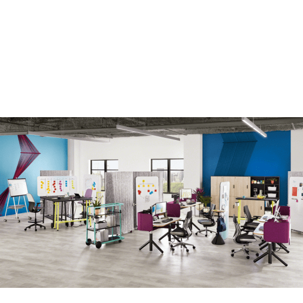 LexCo Workstation Desks Collection - Steelcase