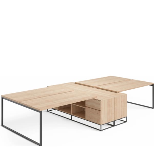 Steelcase Wood Desk Steelcase U Shape Desk Sets Conklin Office