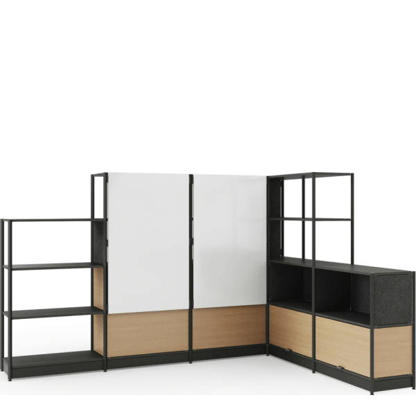 Open Office Collaborative Space Design - Steelcase