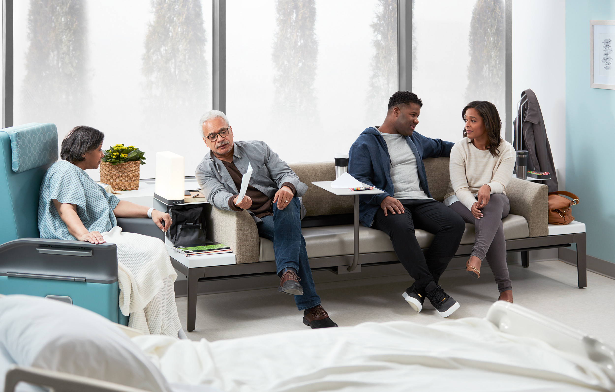 Hospital Patient Room Design & Supporting Family - Steelcase