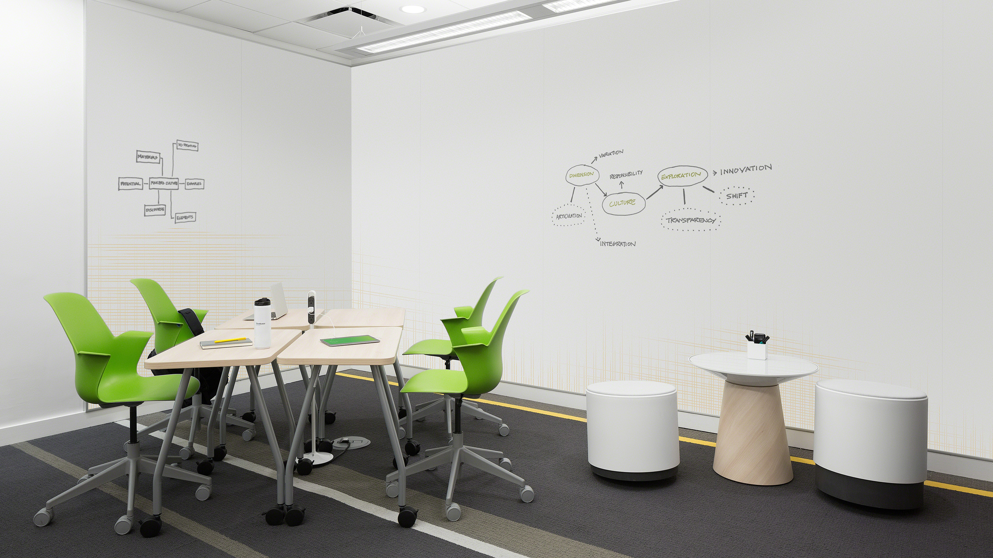 Workwall Full Wall Whiteboard - Steelcase