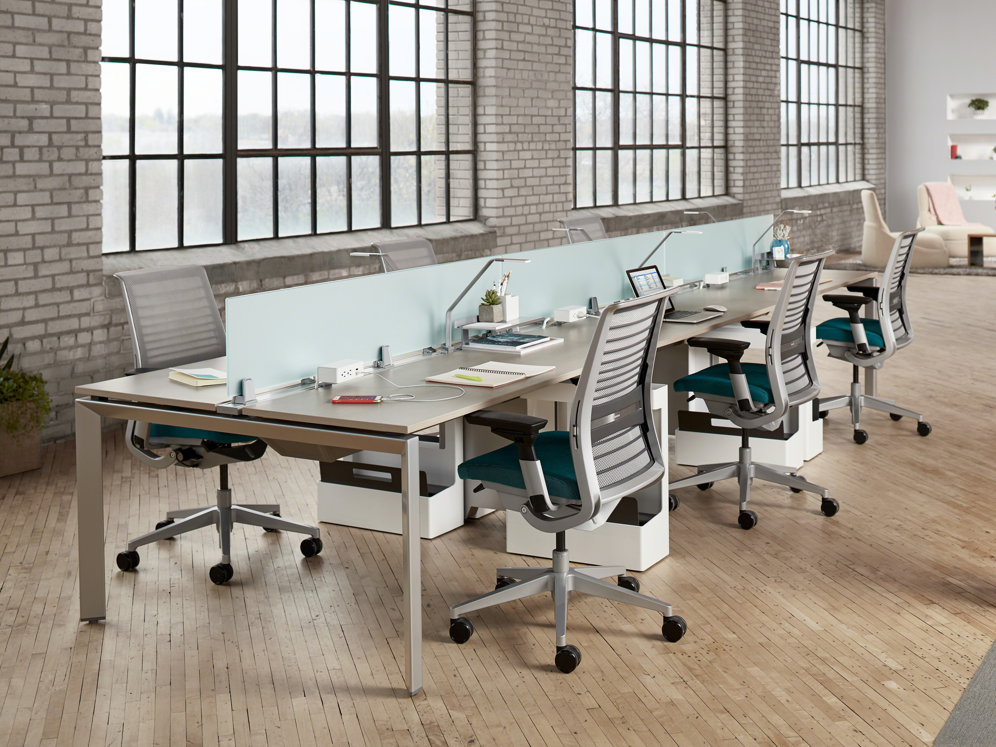 FrameOne Linear Office Workstation & Benching | Steelcase