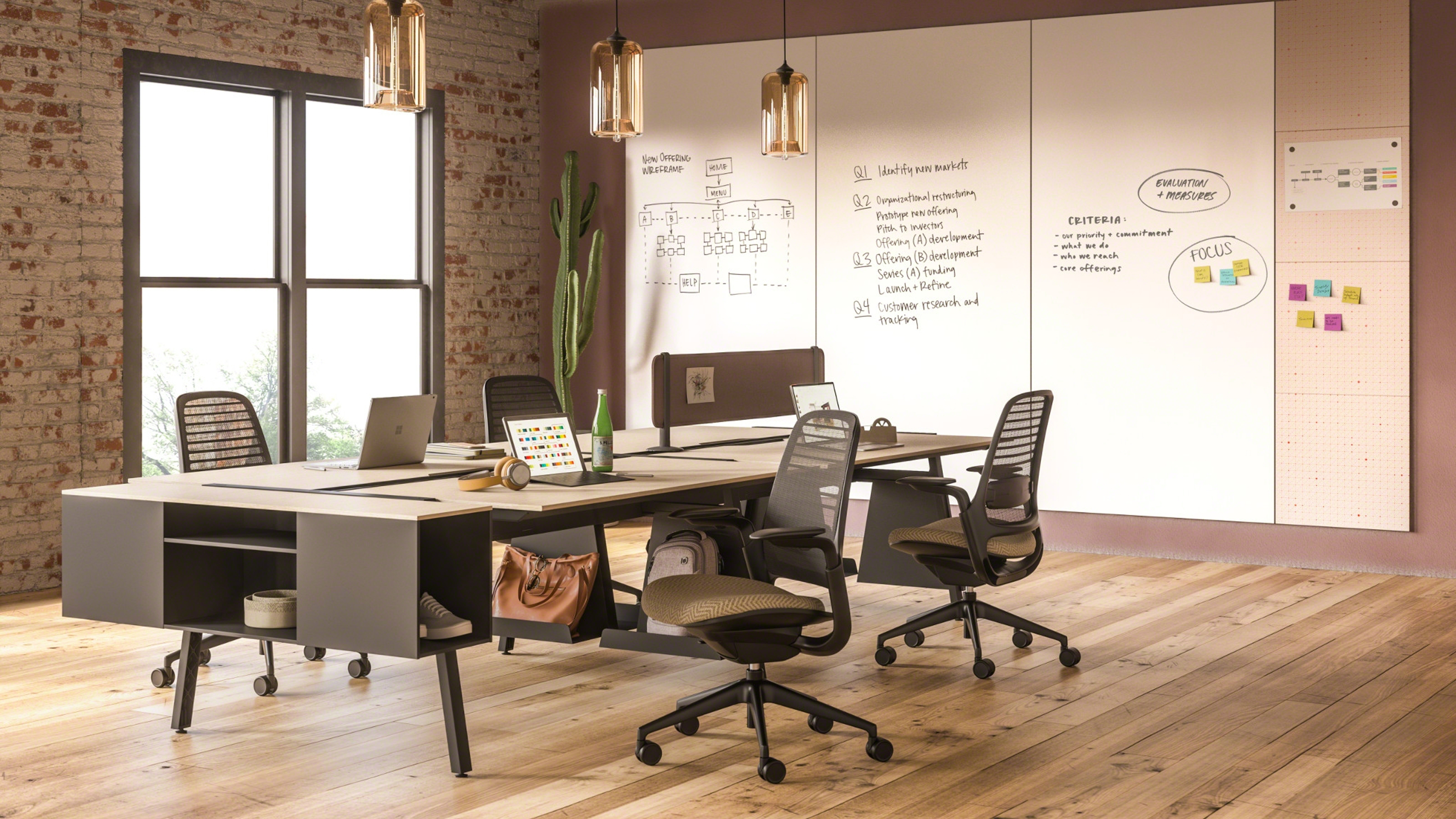 Materiales y paneles de superficie de PolyVision - Steelcase