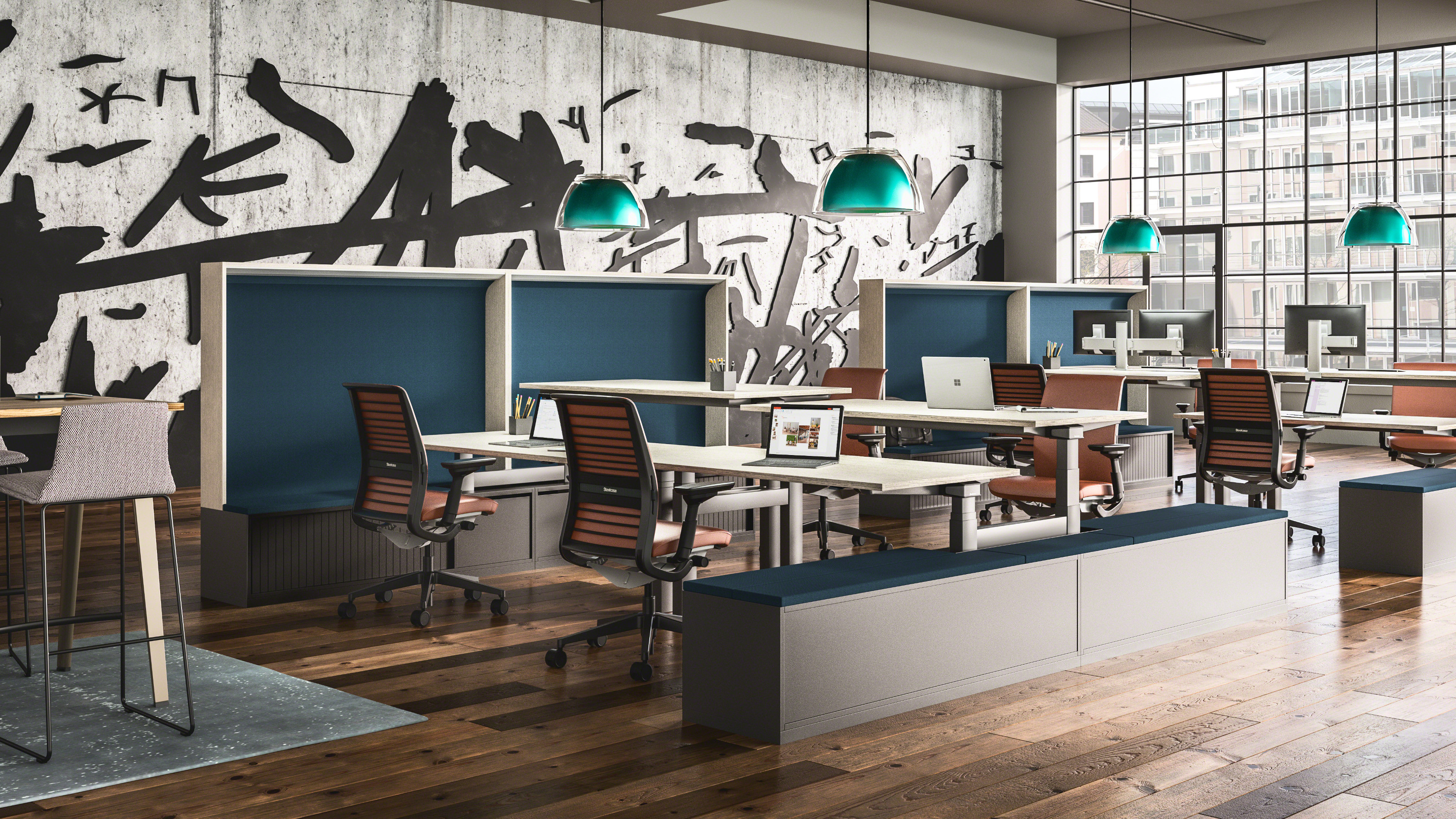 Ology Benching System & Office Workstation - Steelcase