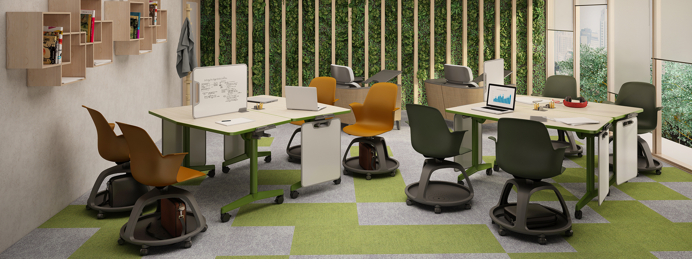 Node & Verb Fliptop: Showroom-Angebote für Fachhandelspartner – Steelcase