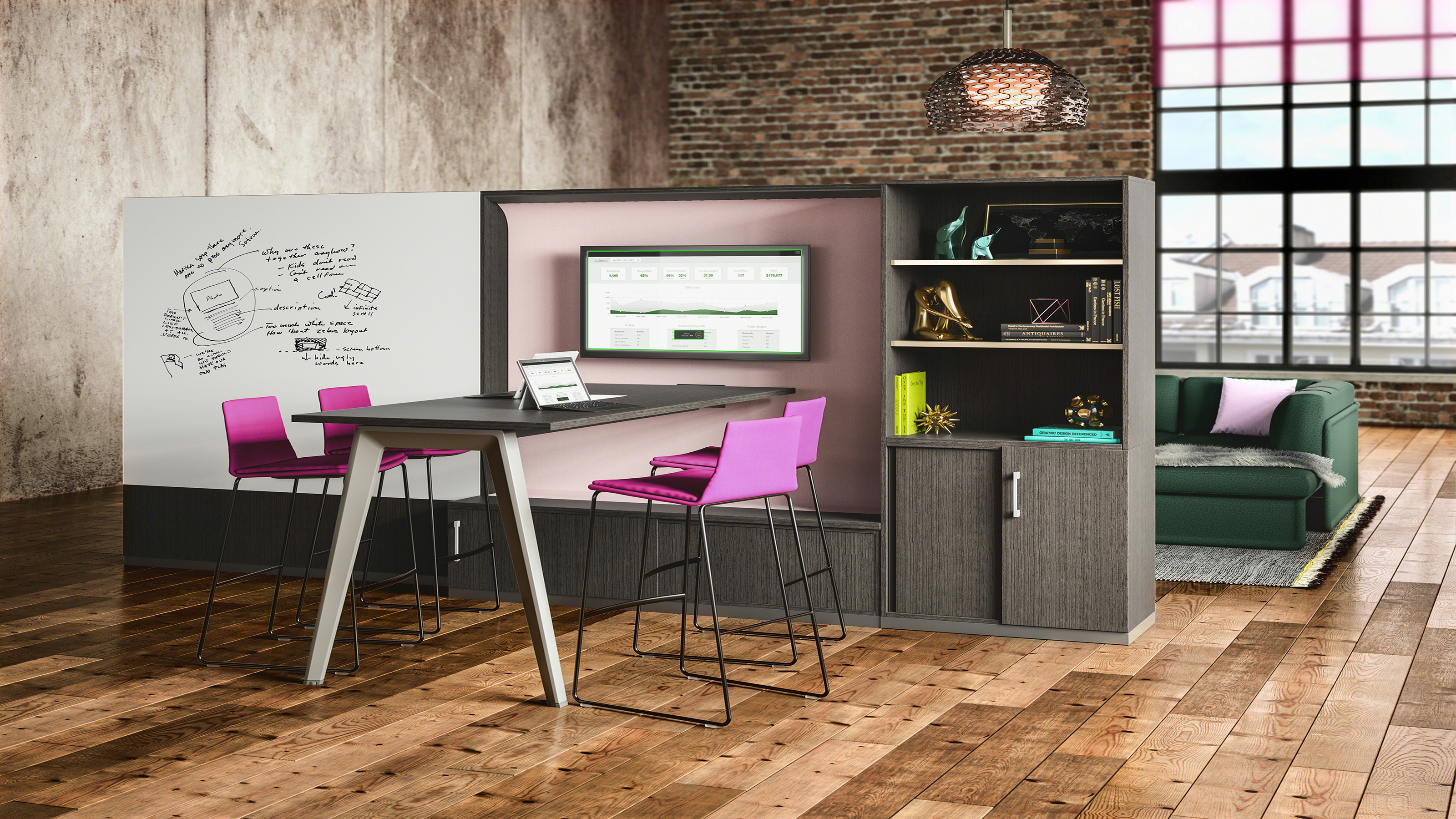 Share It Collection Collaborative Workstation Furniture - Steelcase