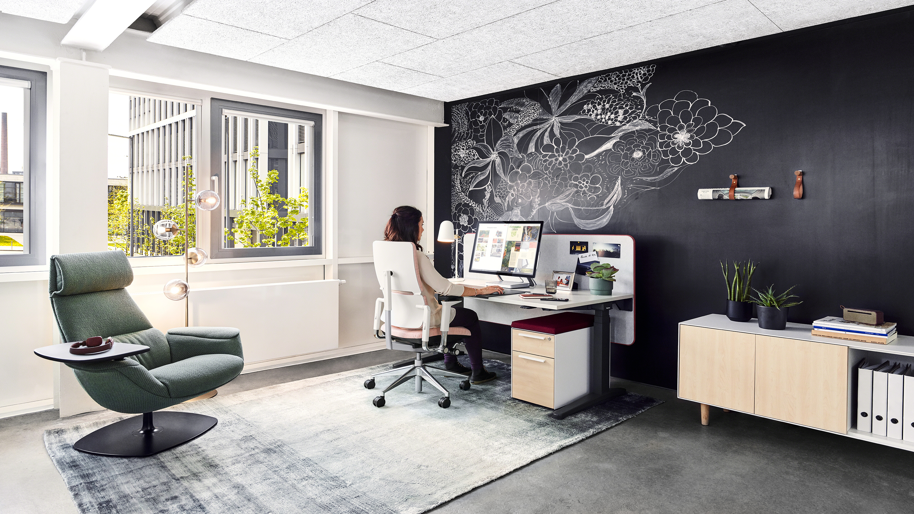 Ology Ergonomic Adjustable Office Desk - Steelcase