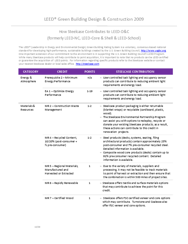 2010_LEED_Building_Design_Construction_BDC – Steelcase