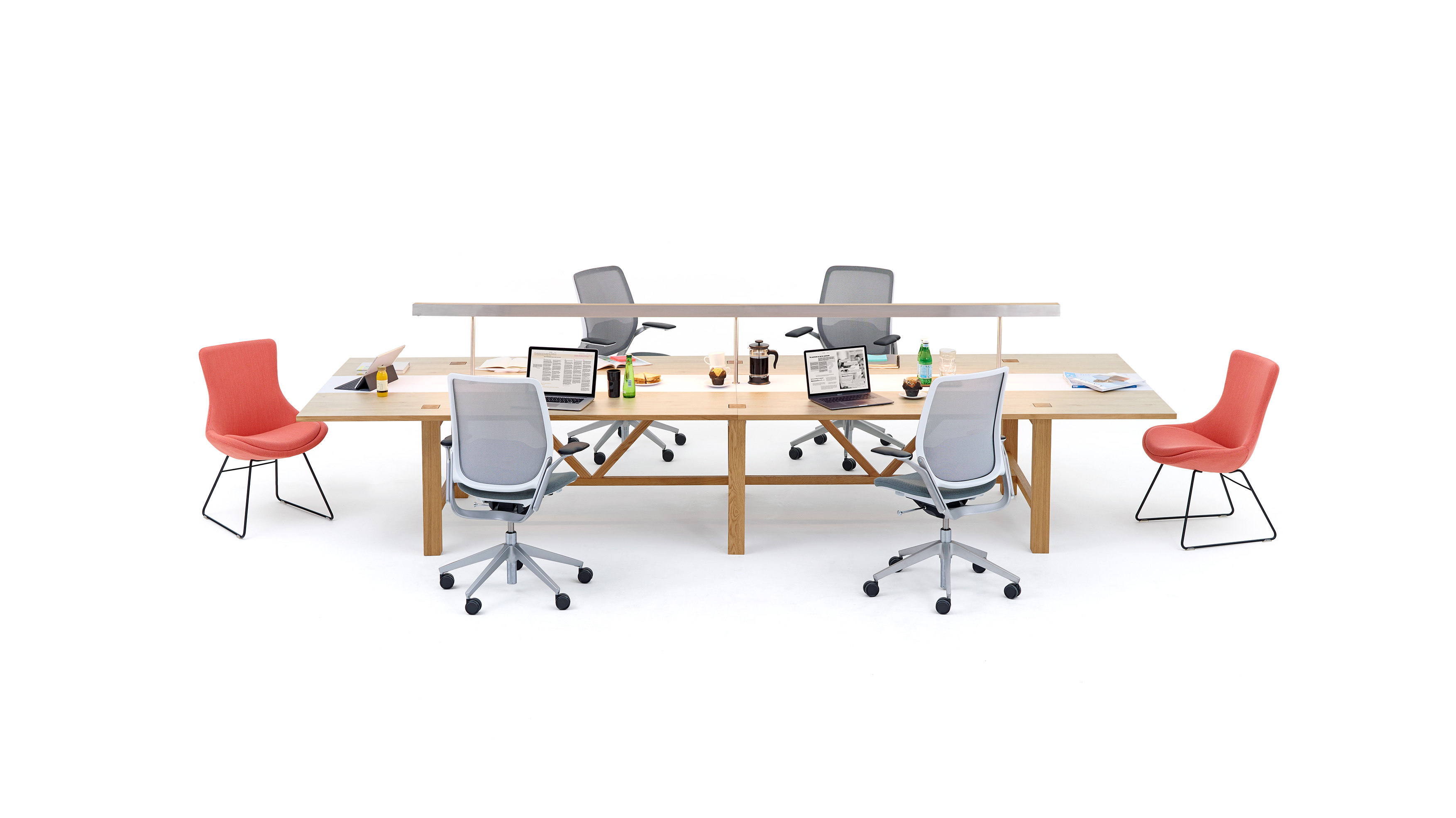 BAE Group Worktables by Orangebox - Steelcase