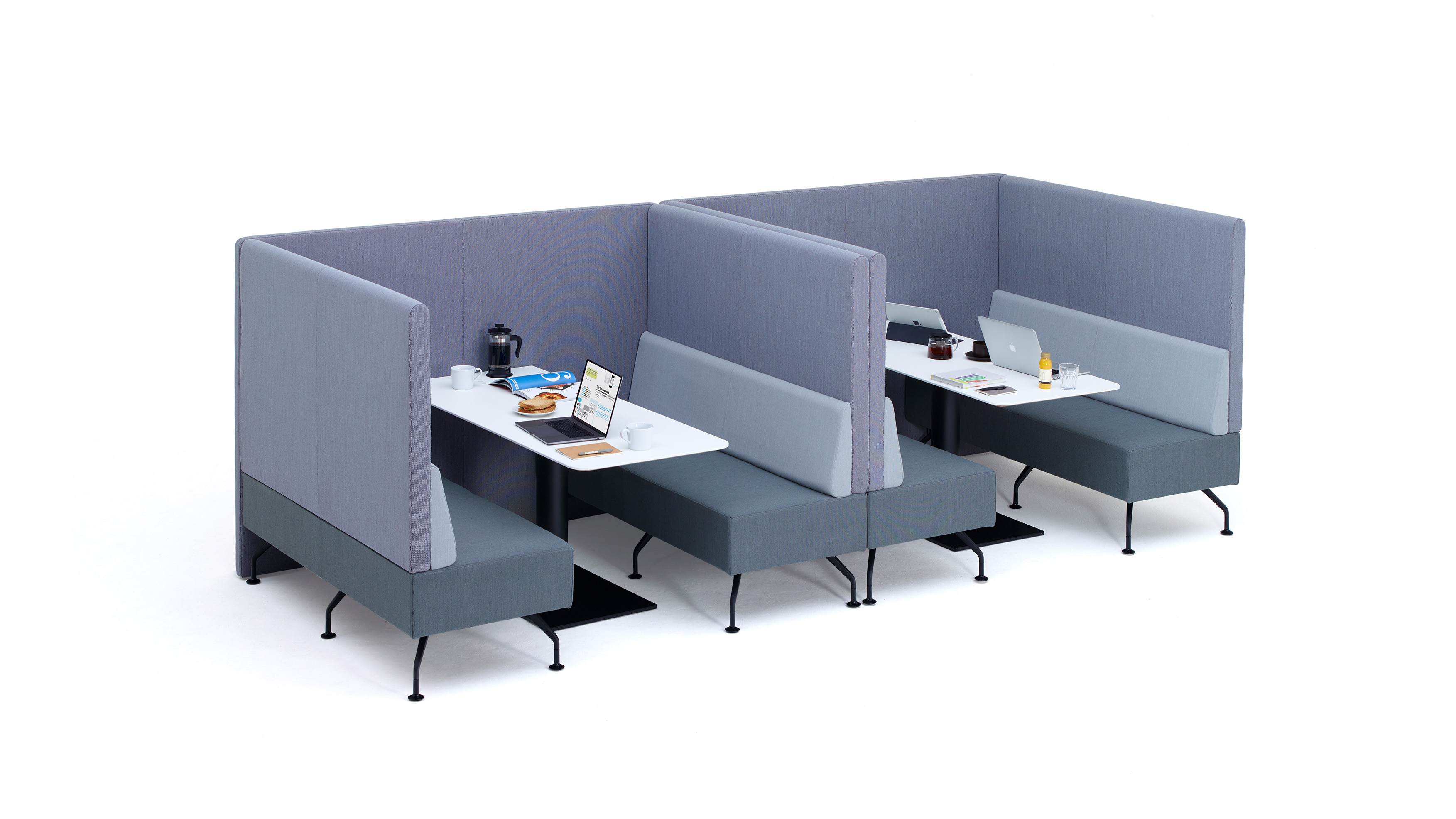 Perimeter Bench and Booth Units by Orangebox - Steelcase