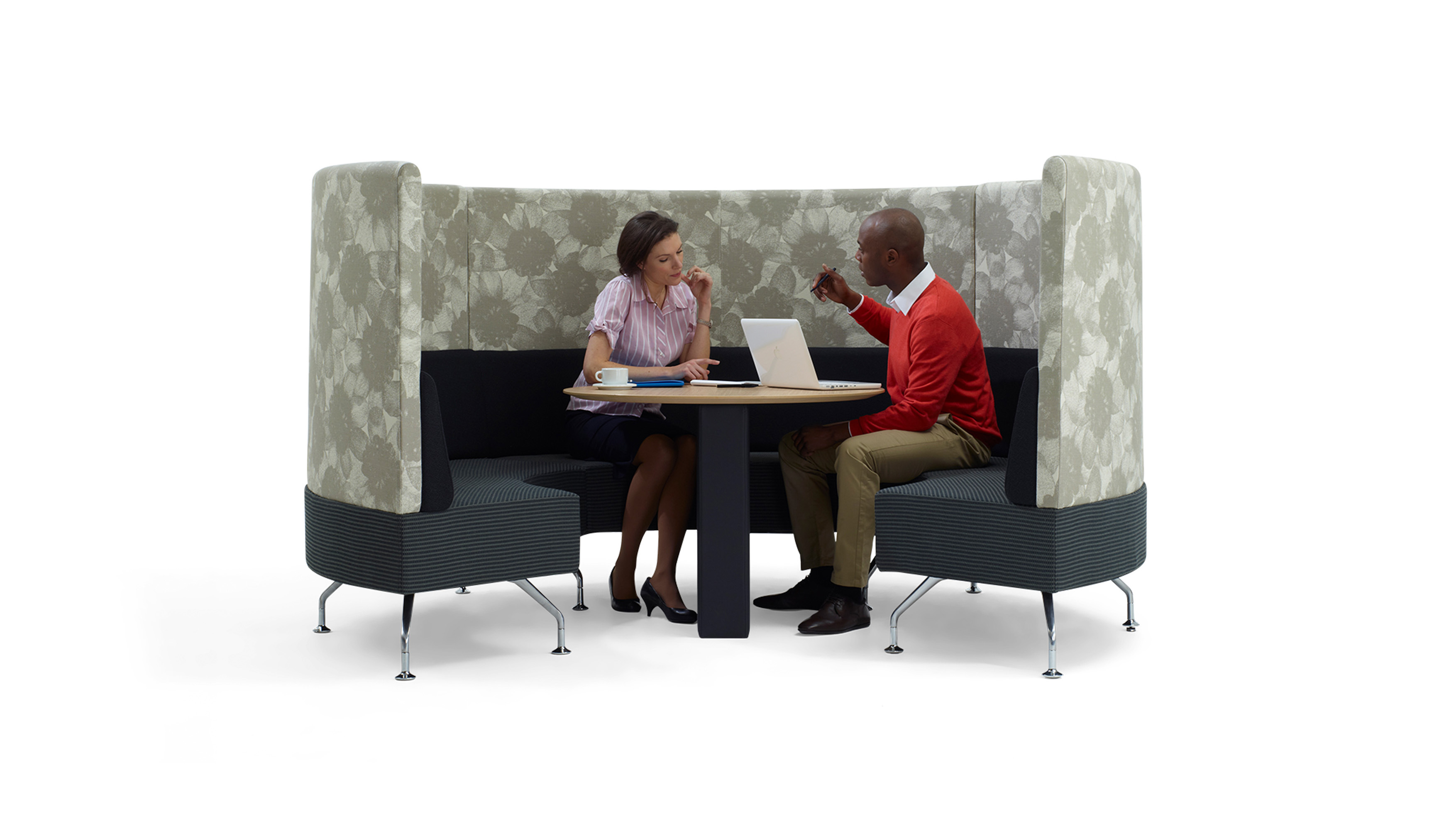 Perimeter Bench and Booth Units by Orangebox - Steelcase