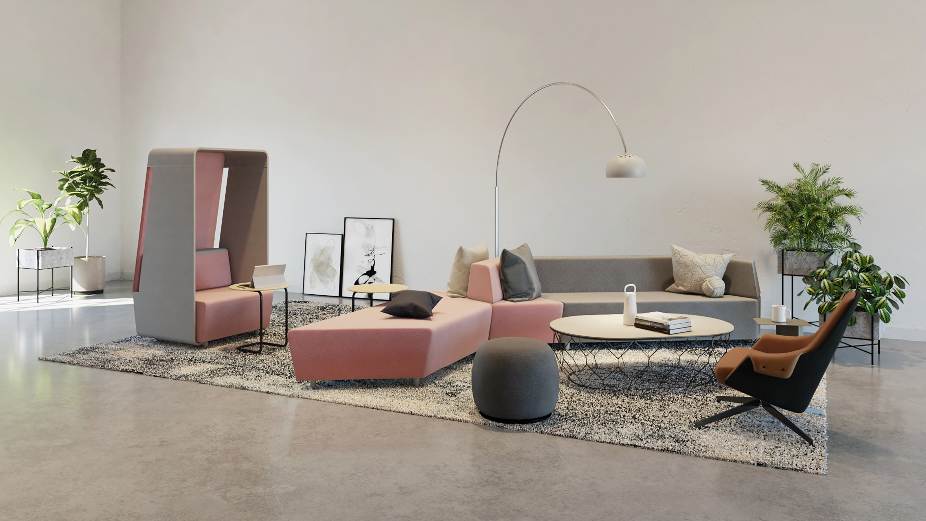 media:scape Collaborative Lounge System - Steelcase