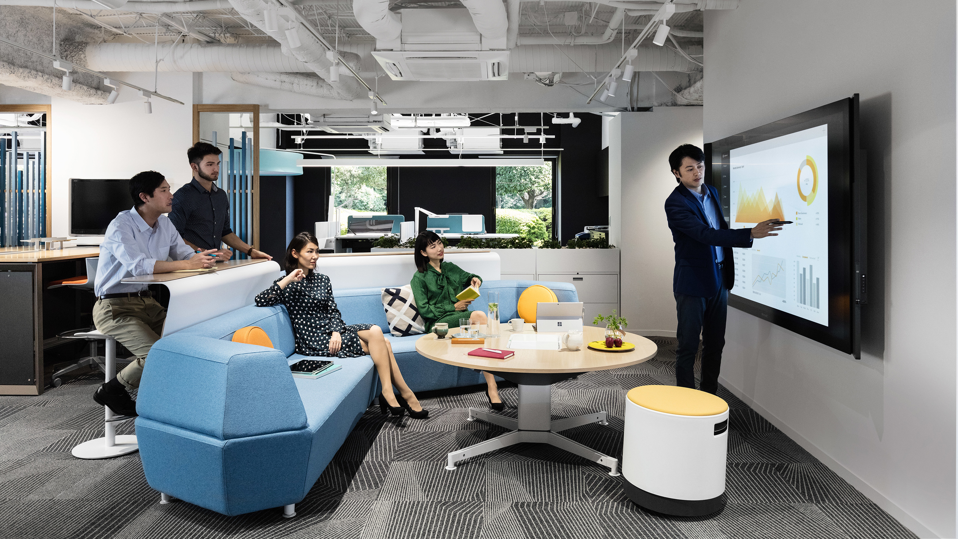 media:scape Collaborative Lounge System - Steelcase