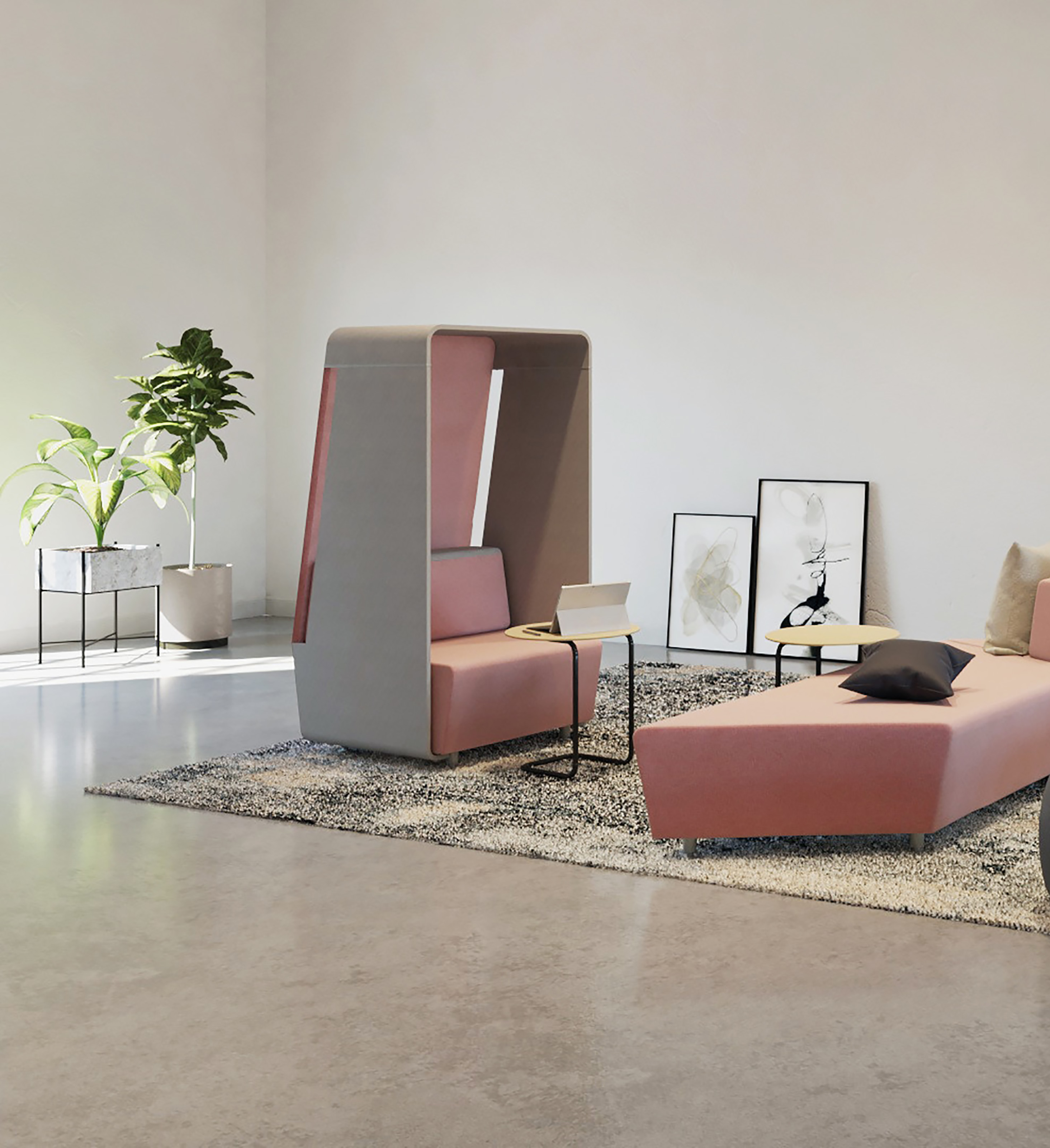 media:scape Collaborative Lounge System - Steelcase