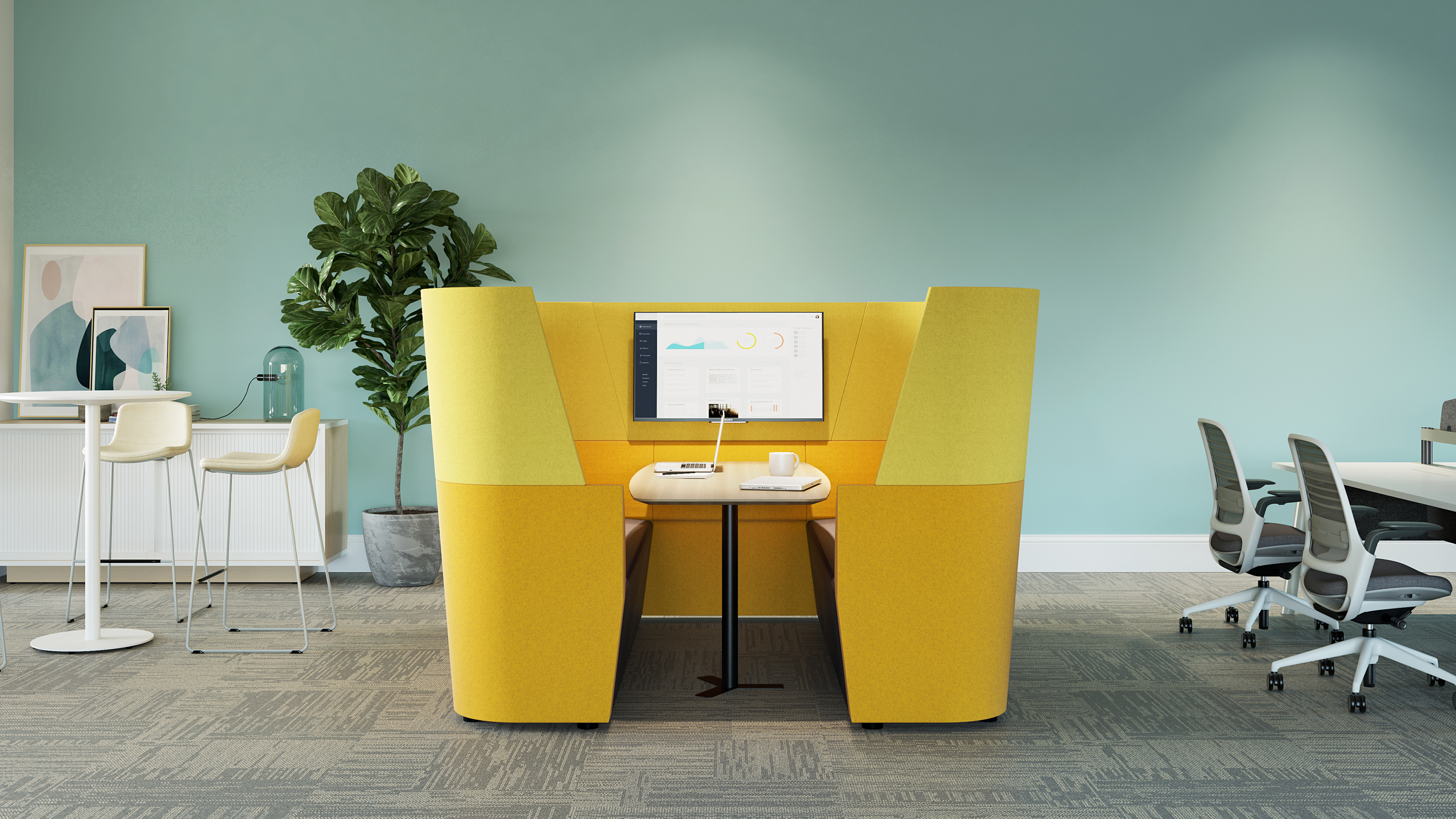 Away from the Desk Collaborative Office Furniture by Orangebox - Steelcase