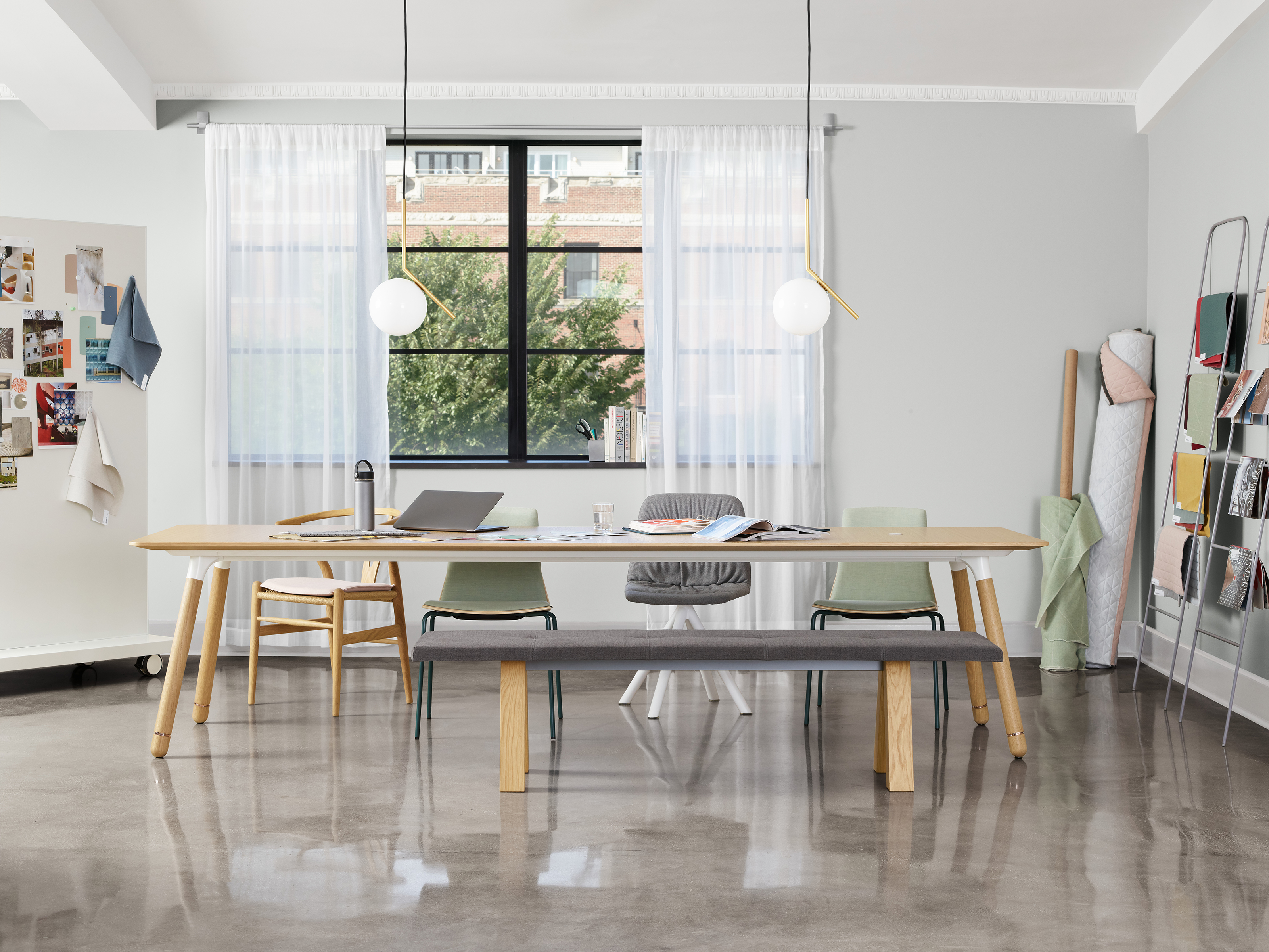 Potrero415 Light Standing Height Meeting Table by Coalesse - Steelcase
