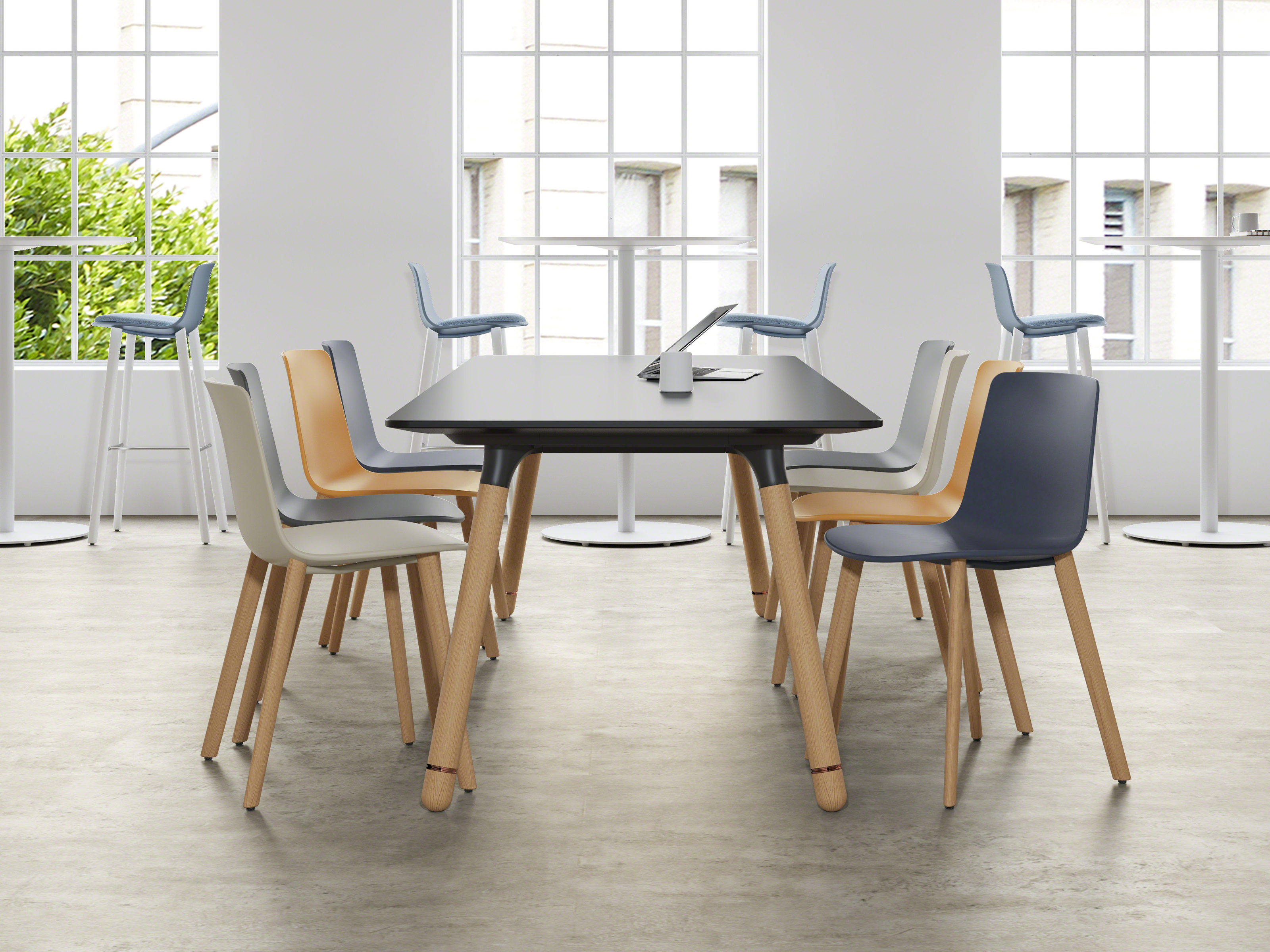 Potrero415 Light Standing Height Meeting Table by Coalesse - Steelcase