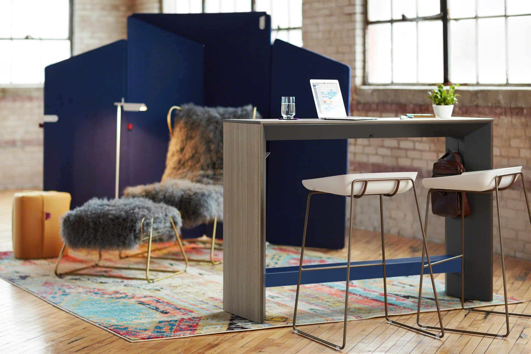 Campfire Slim Office Table | Steelcase