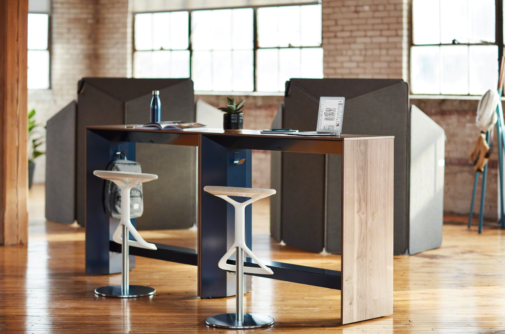 Campfire Standing Height Slim Table | Steelcase