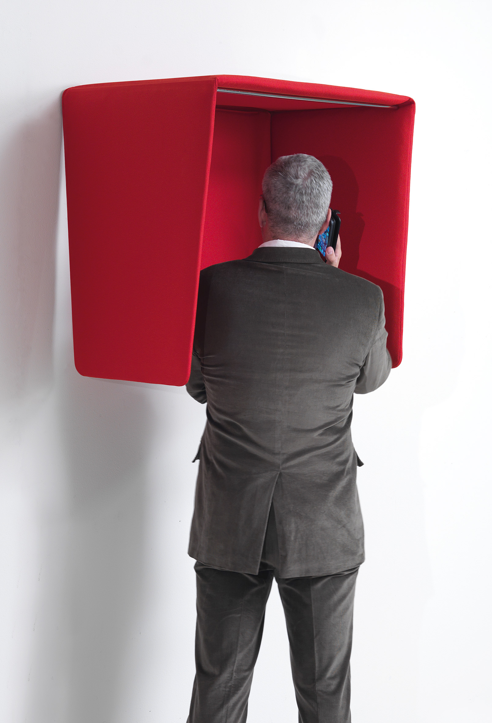CUBBY Wall Mounted Phone Booth Hood by Snowsound | Steelcase