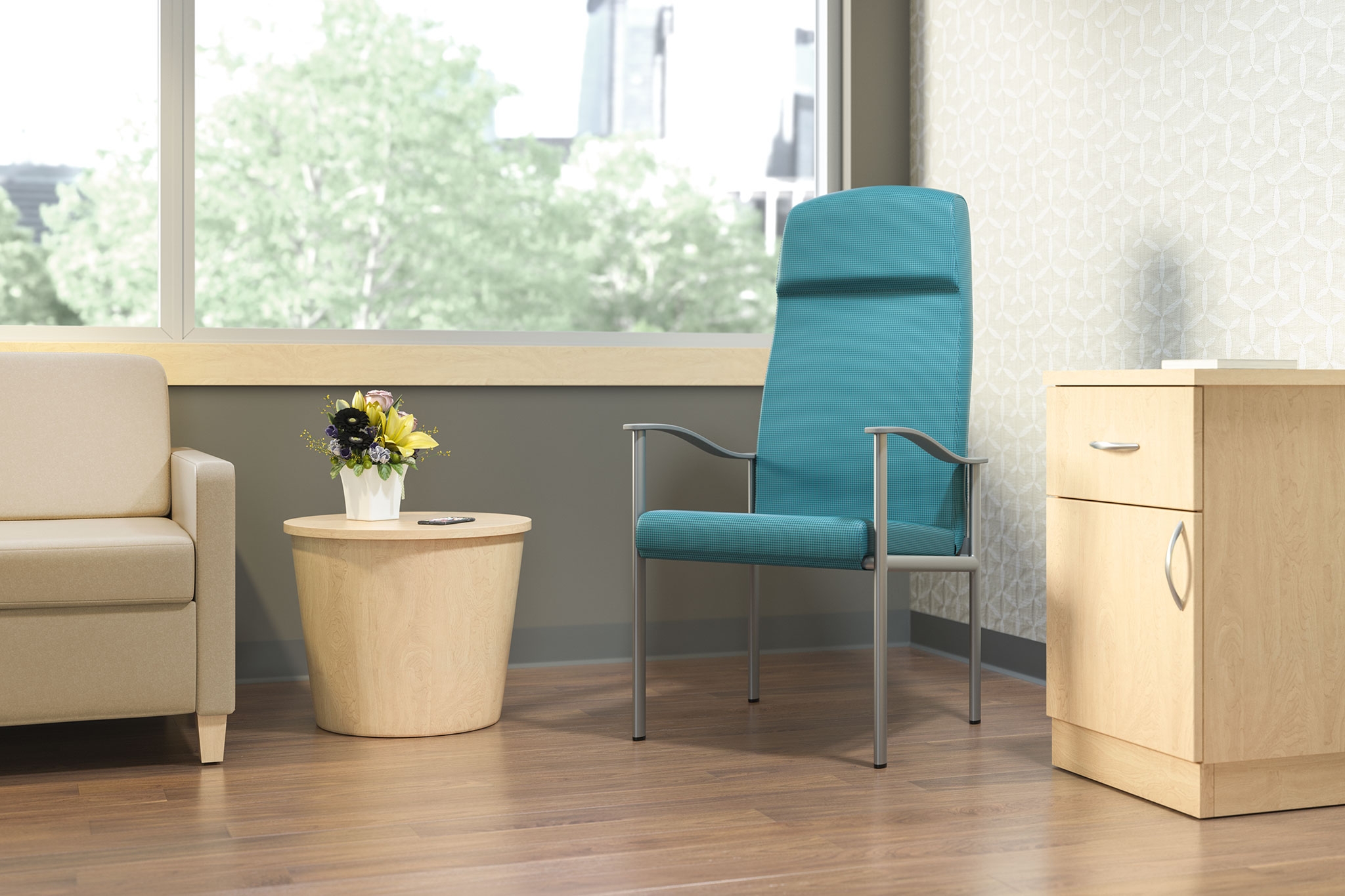 Senza Freestanding Patient Room Cabinets | Steelcase