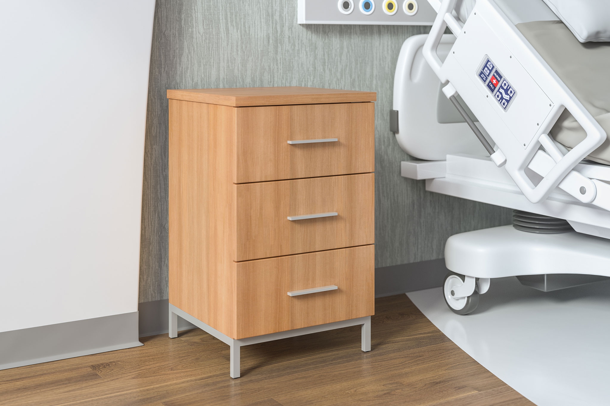 Senza Freestanding Patient Room Cabinets | Steelcase
