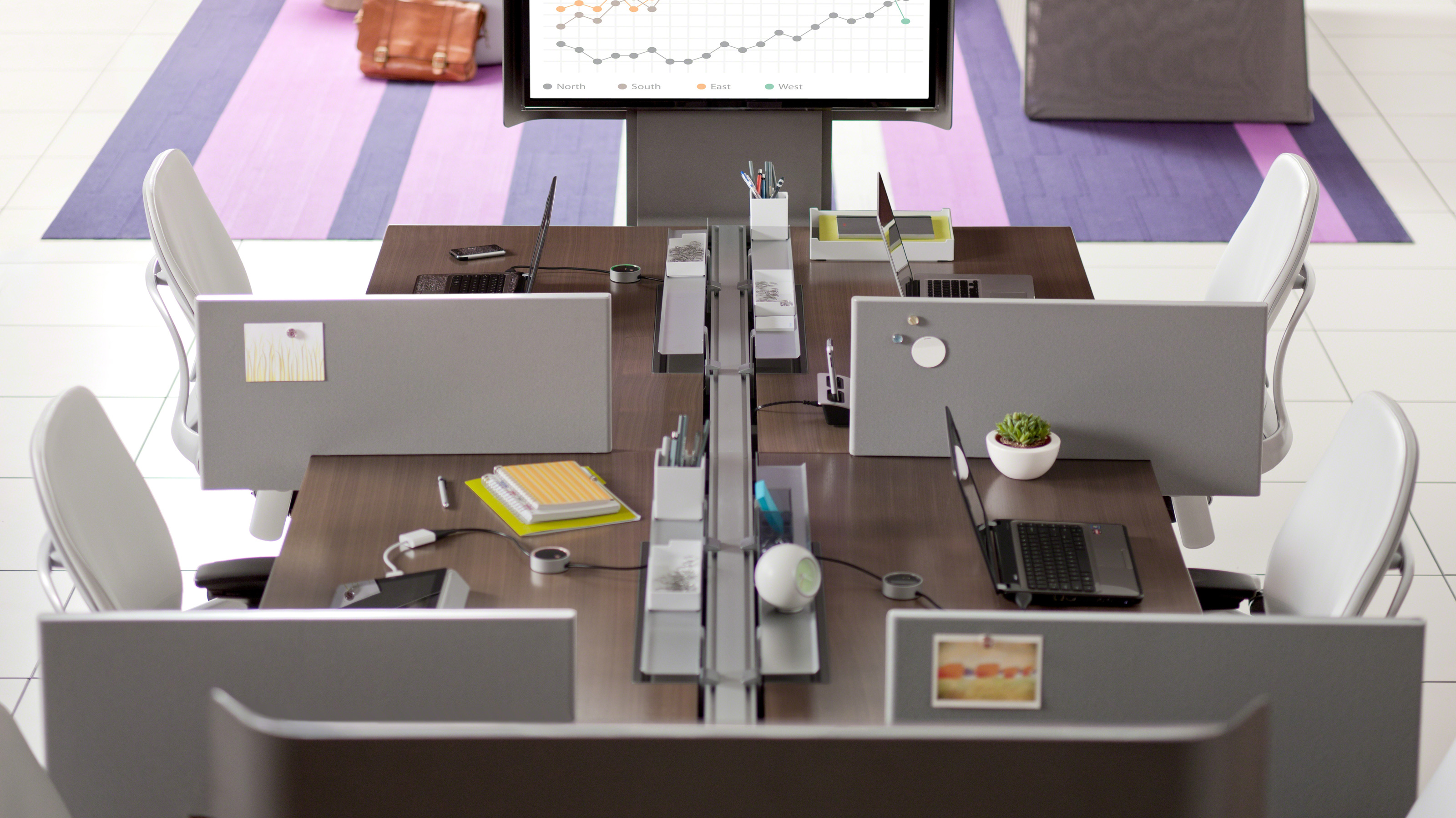 Divisio Clamp-On Desktop Divider Screens | Steelcase