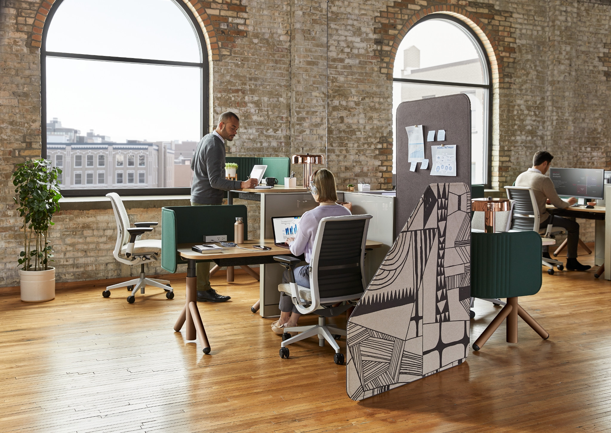Steelcase Flex Free Standing Office Screen | Steelcase