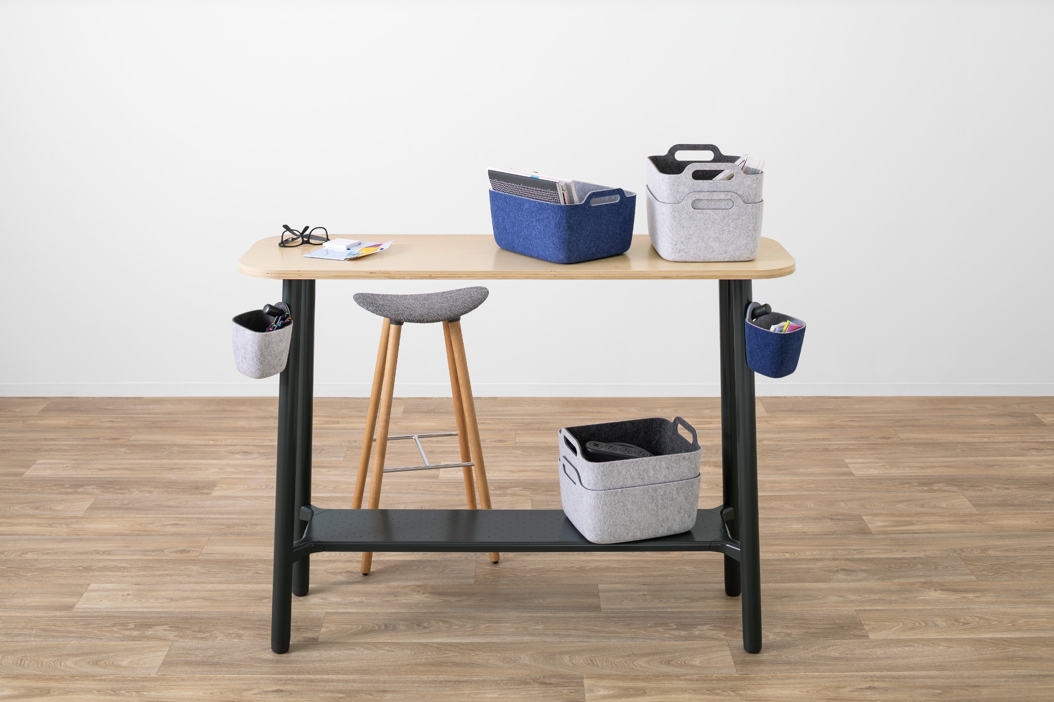 Steelcase Flex Office Desk Basket & Desk Accessories | Steelcase