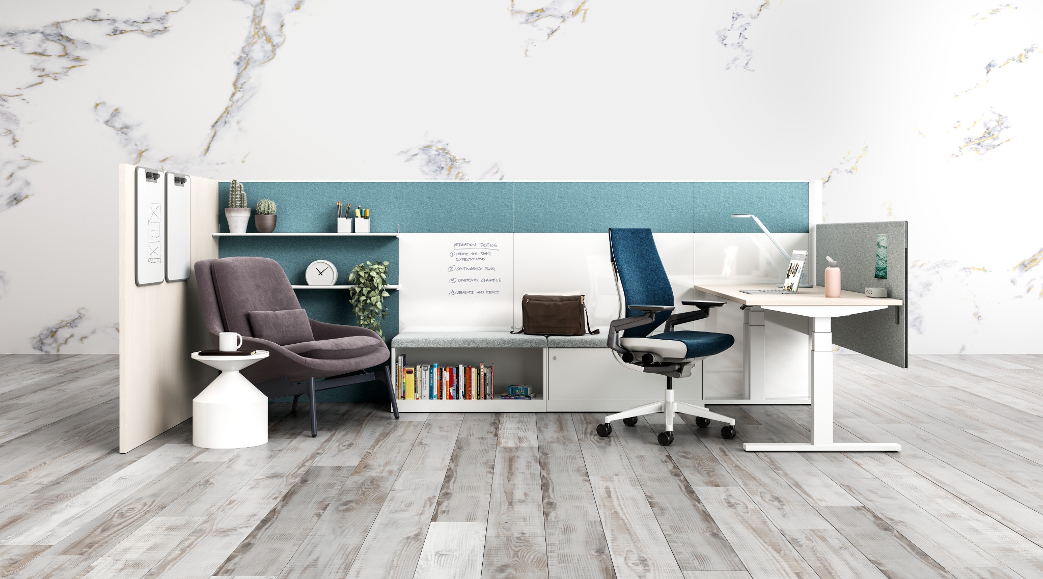 Migration SE Adjustable Height Bench & Desk | Steelcase