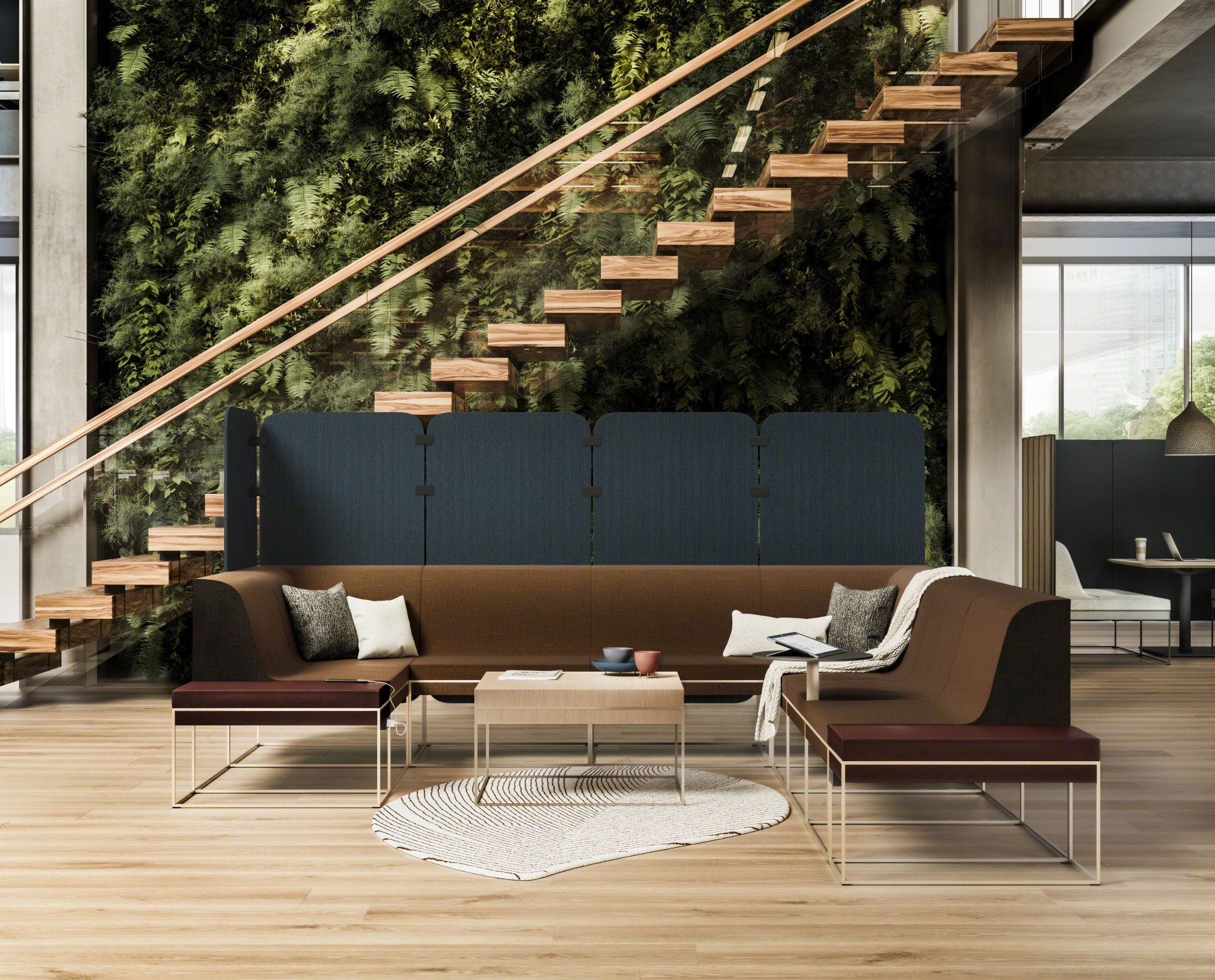 Umami Corner Lounge Seating for Modern Office | Steelcase