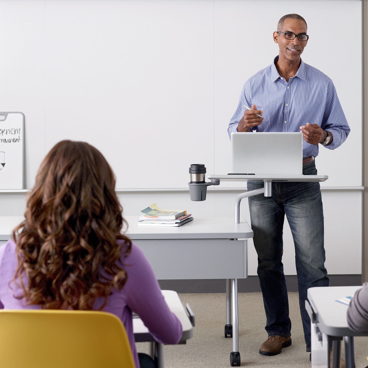 Verb Rolling Tables & Whiteboard Easels for Classroom | Steelcase