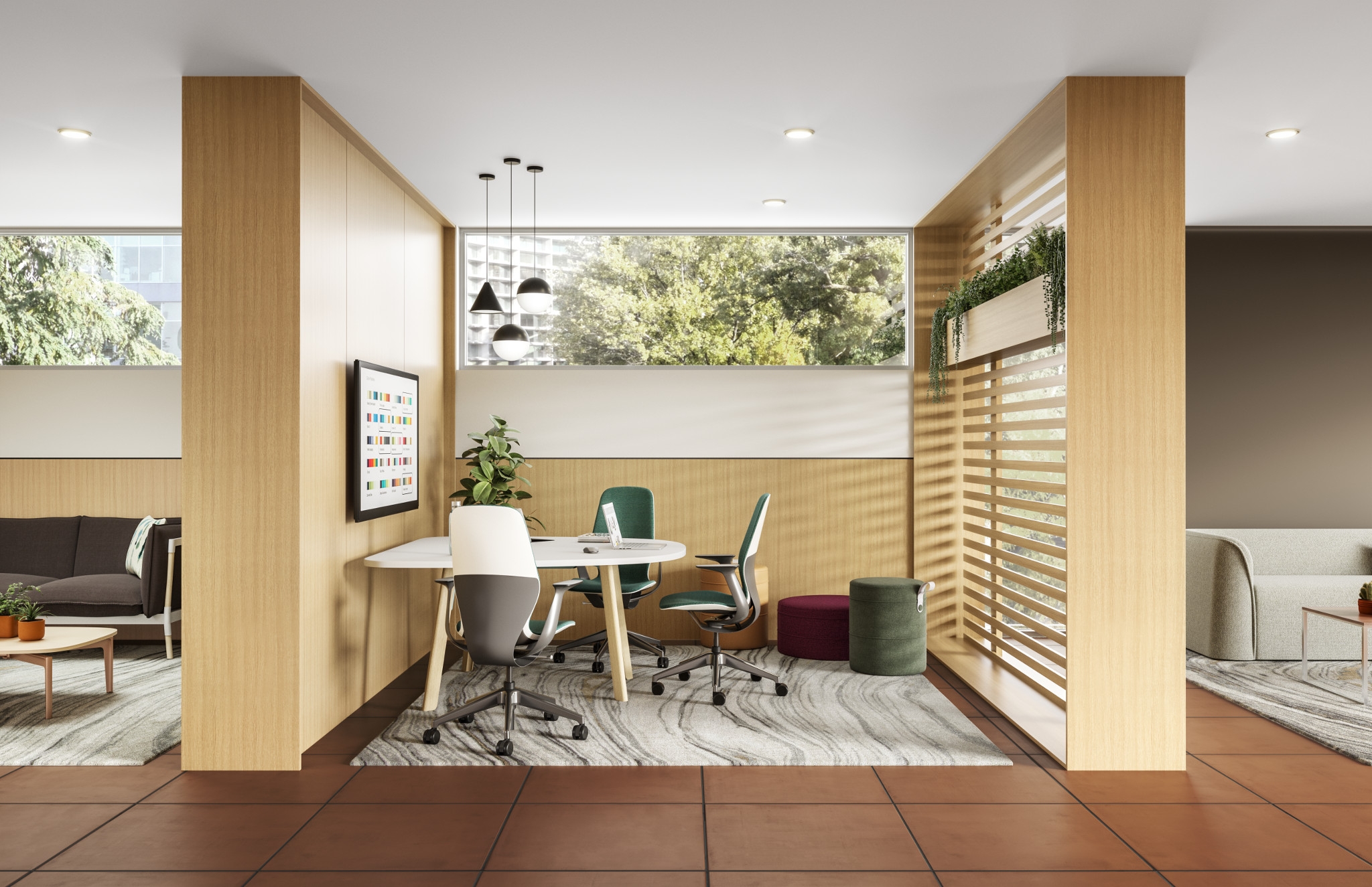 Verlay Rectangle, Square & Round Conference Trestle Tables | Steelcase