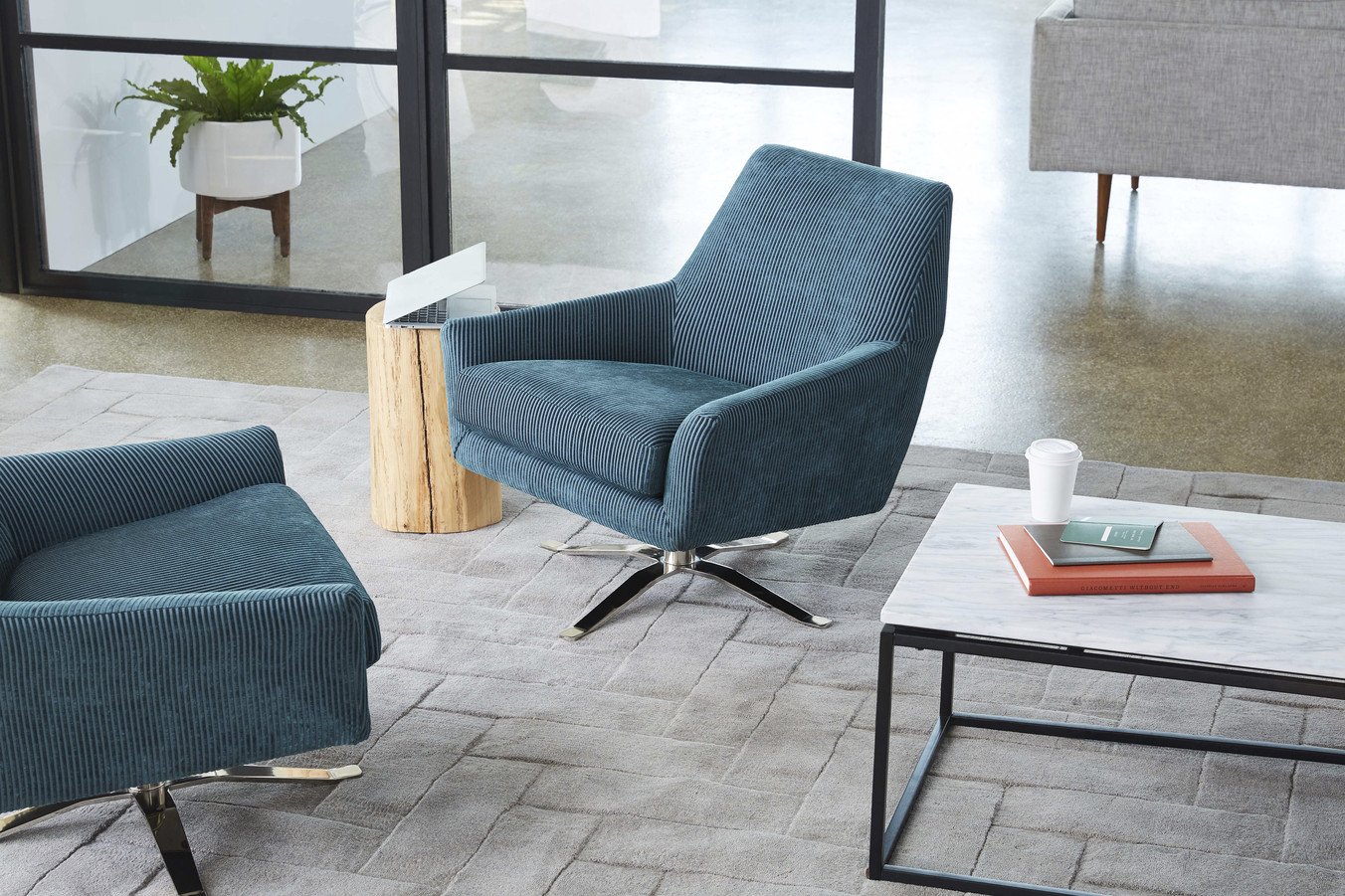 West Elm Work Lucas Swivel Chair | Steelcase