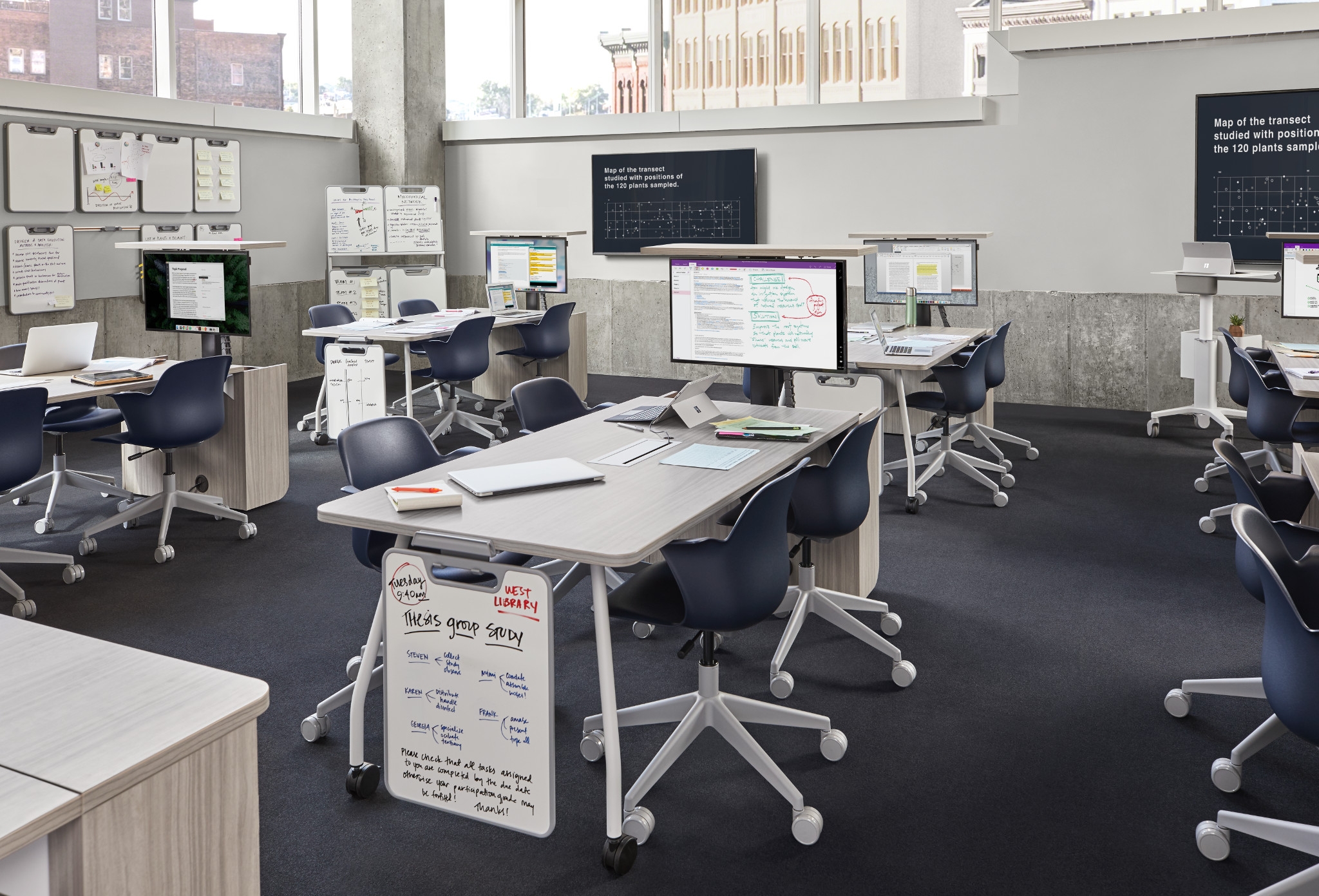 Node Classroom Seating & Mobile Tablet Arm Chair | Steelcase