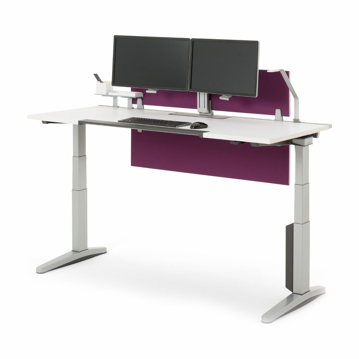 Ology Adjustable Height Computer Desk with Active Touch | Steelcase