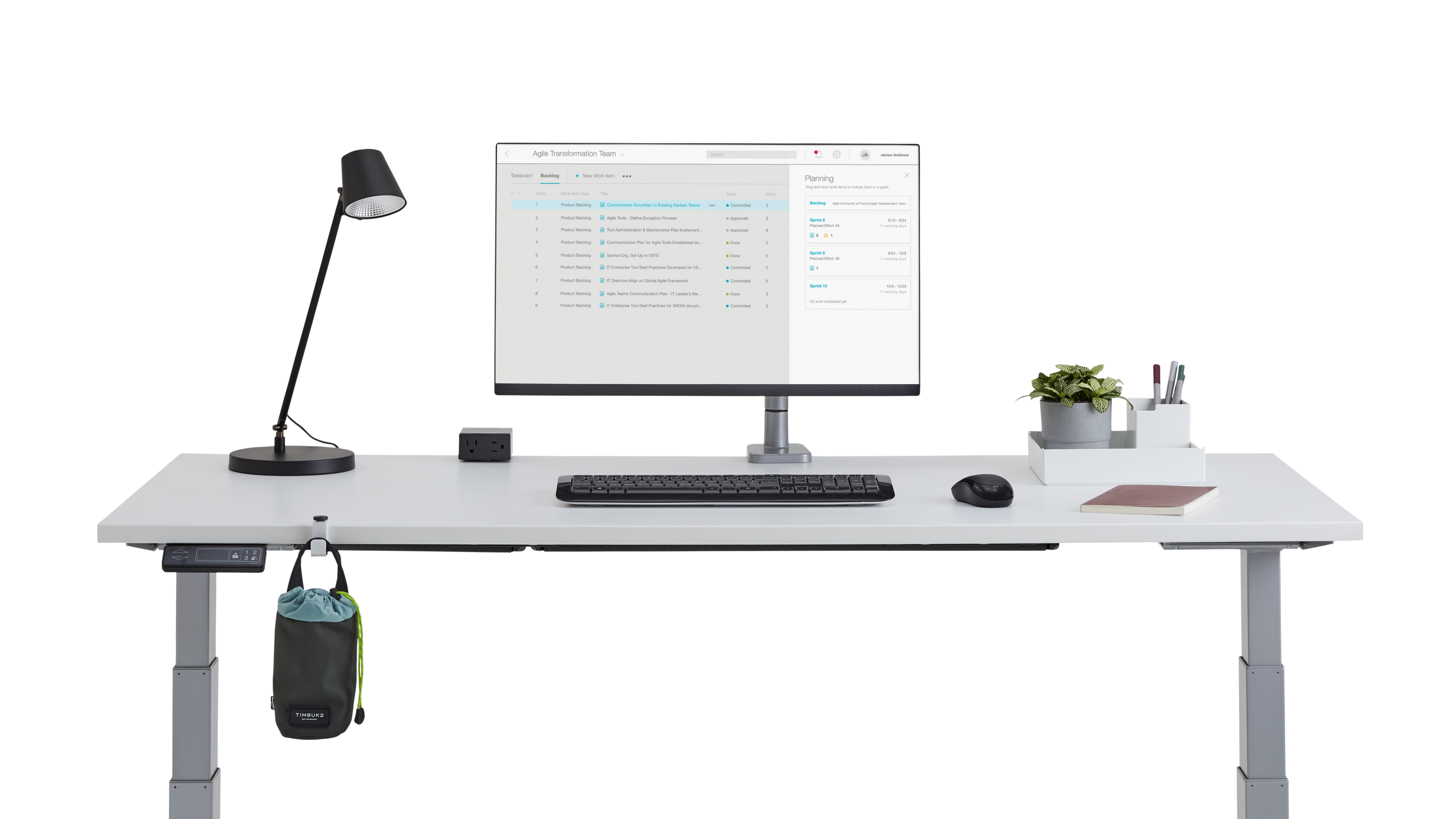 Powerstrip Intro Desktop Power Hub & USB Ports | Steelcase