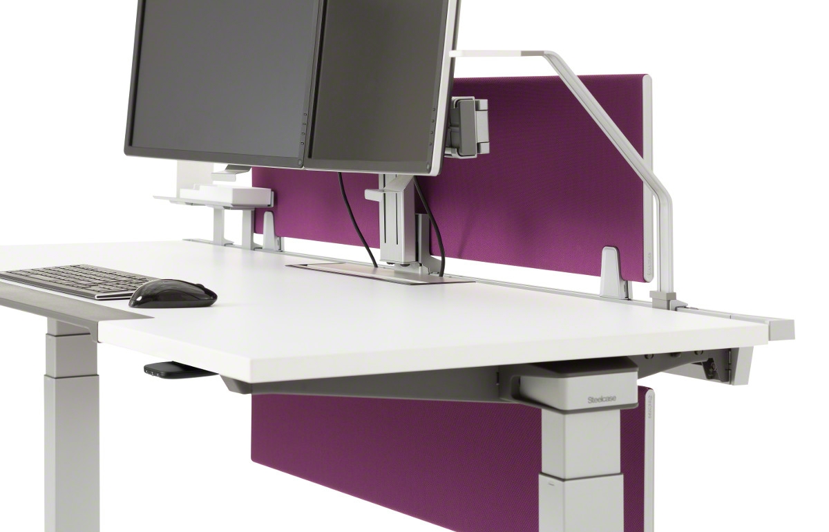 Ology Adjustable Height Computer Desk with Active Touch | Steelcase