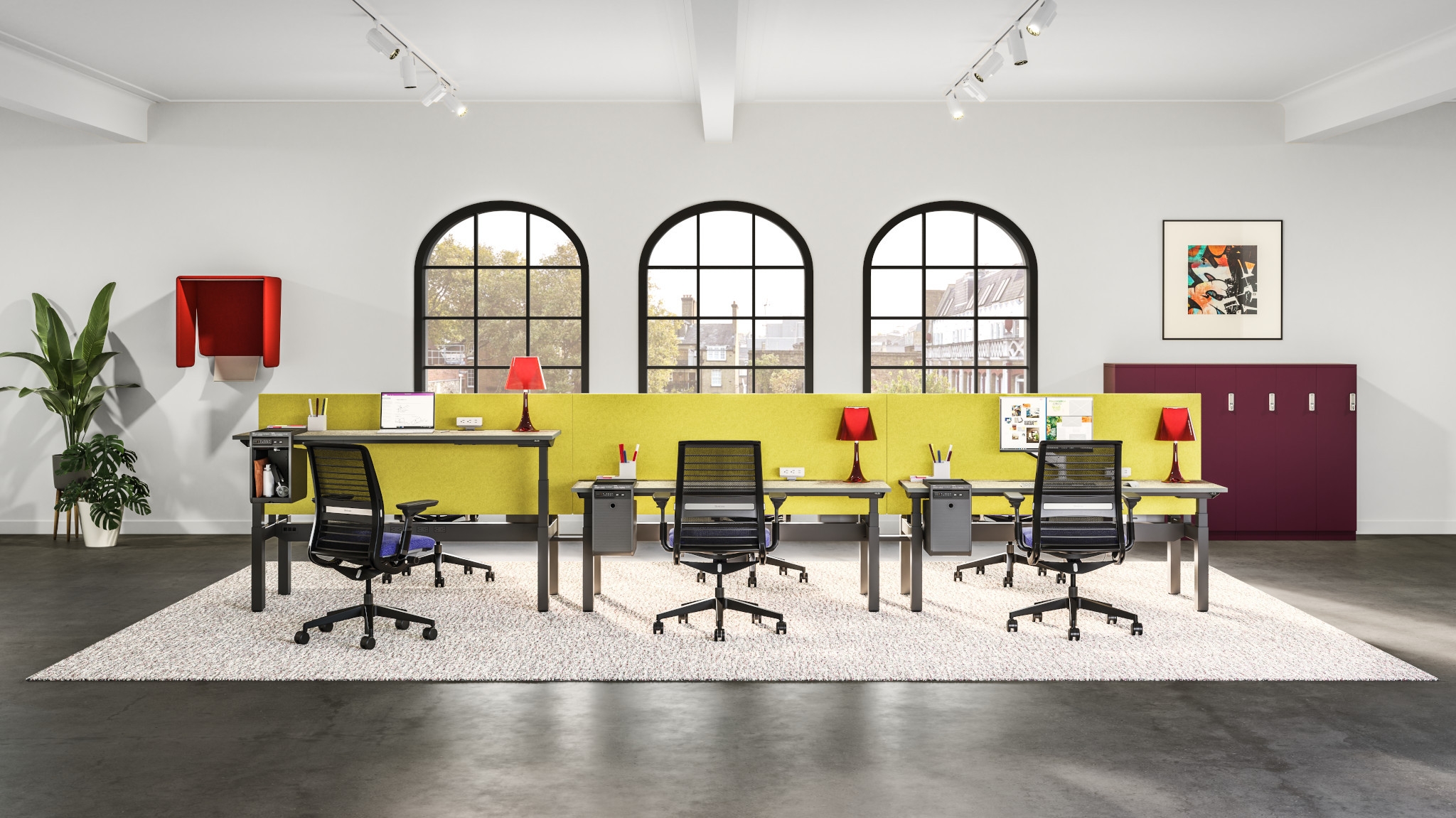 Migration SE Height-Adjustable Bench | Steelcase